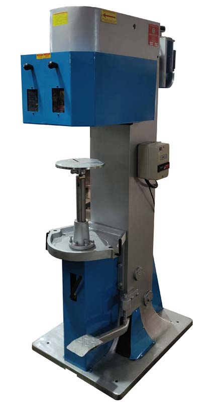 Round Can Seamers. Drum Seamer. Semi-Automatic